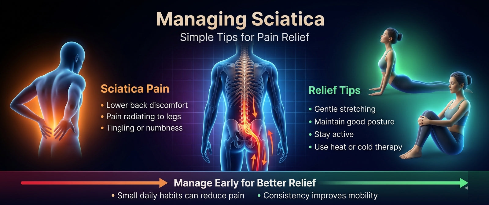 Managing Sciatica: Simple Tips for Pain Relief – Ayushakti India
